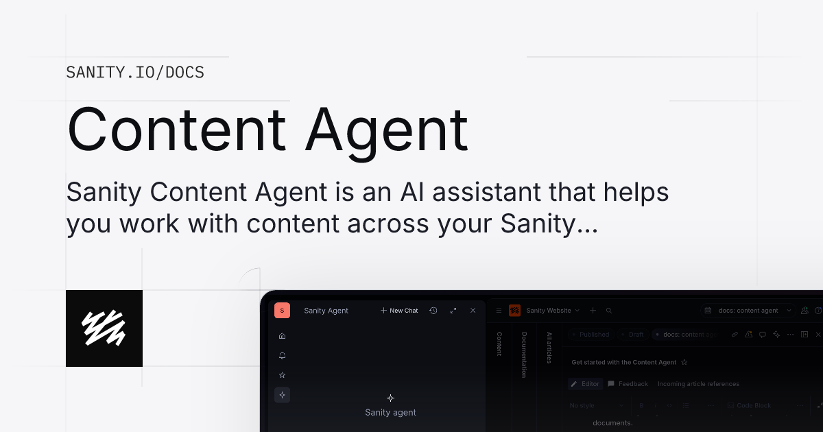 Content Agent | Sanity Docs