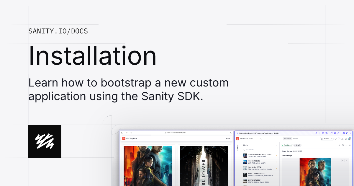 Installation | Sanity Docs