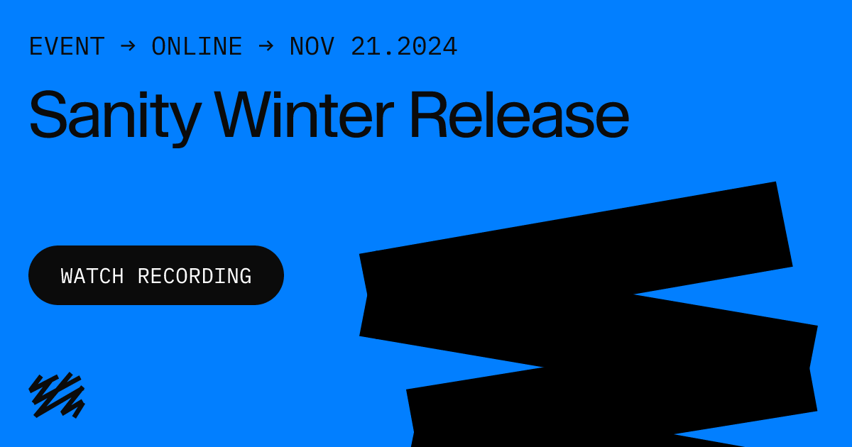 Sanity Winter Release | Sanity
