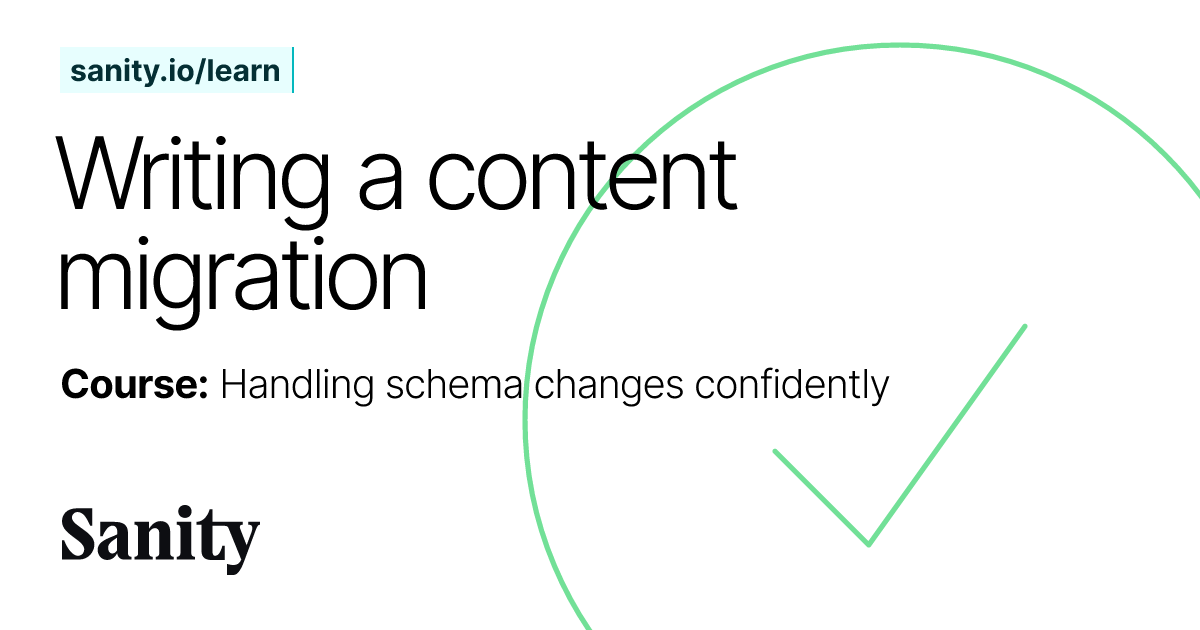 Writing a content migration - Handling schema changes confidently ...